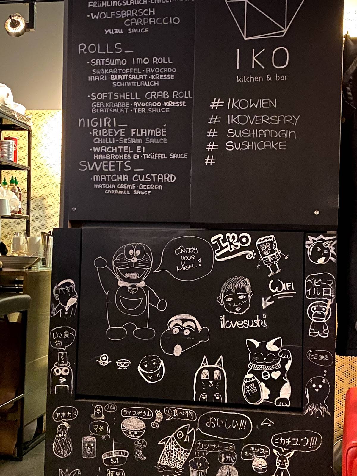 Speisekarte von IKO Kitchen & Bar, Wien