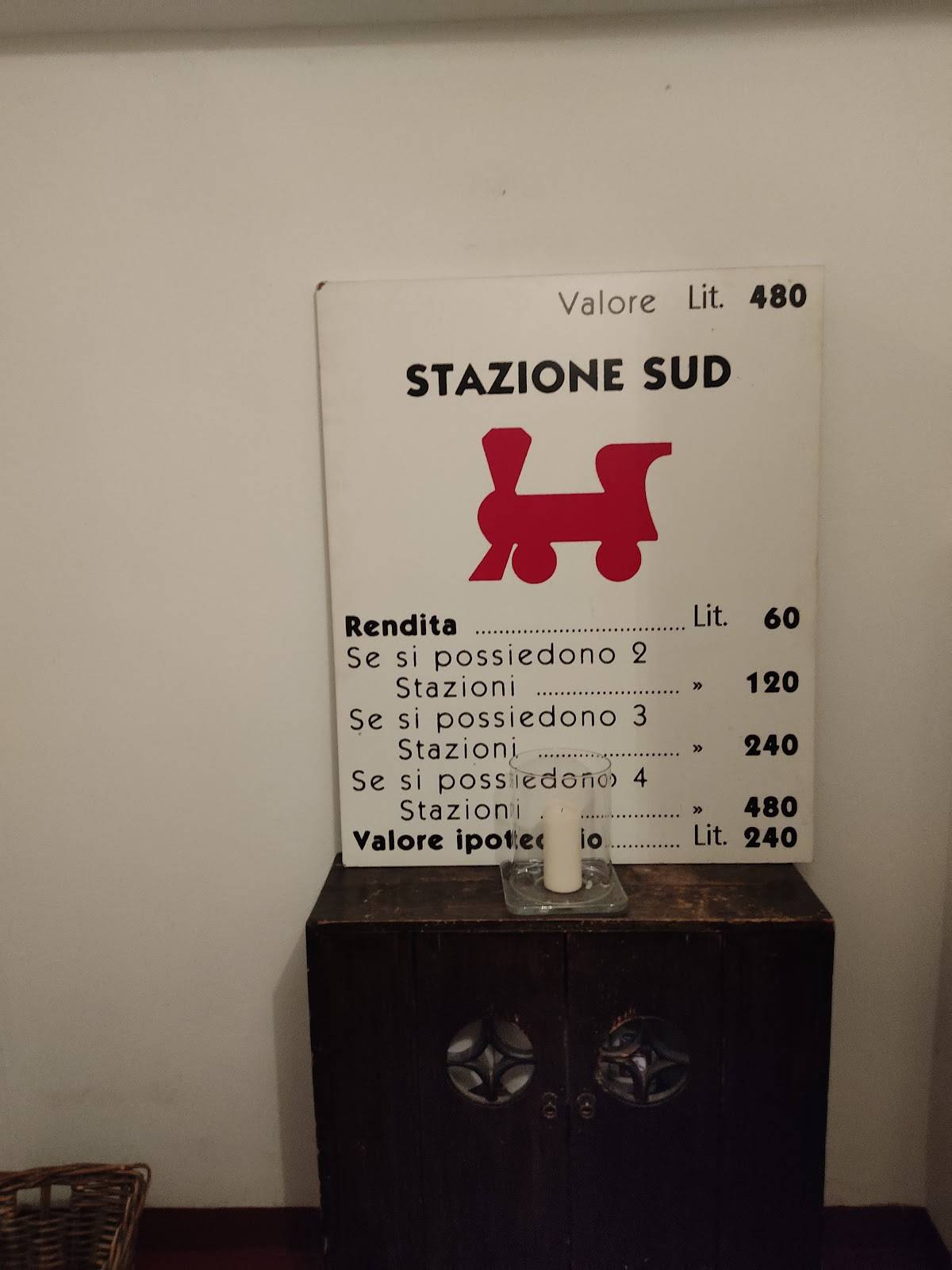 Menu at Il Santo Bevitore restaurant, Florence, Via Santo Spirito