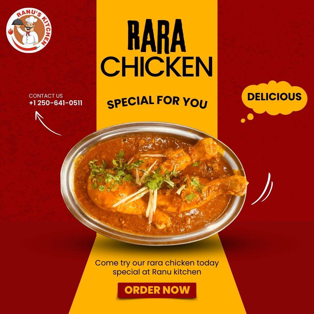 Menu at Indian Restaurant in Terrace - Ranu's Kitchen, Terrace