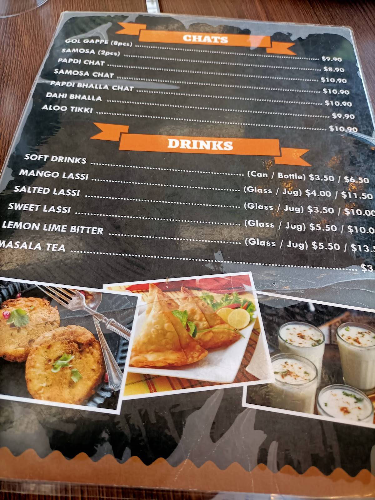 Menu at Indioz Kulcha and Thali Junction restaurant, Truganina