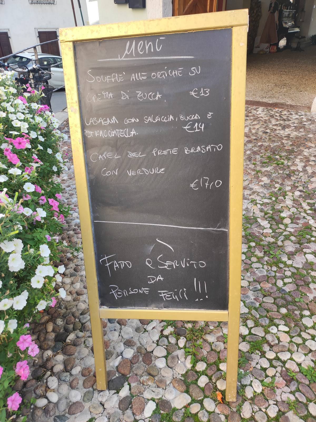 Menu da Casa Del Vino della Vallagarina ristorante, Isera