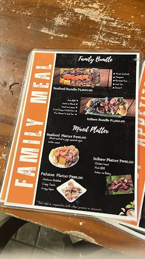 Menu at Jay-J's Inasal restaurant, Quezon City, 121 Kalayaan Ave