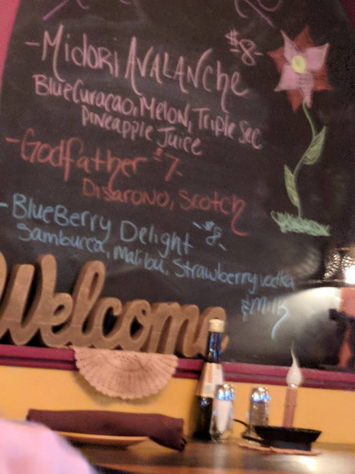 Menu at Dom N Ali steakhouse, Jim Thorpe