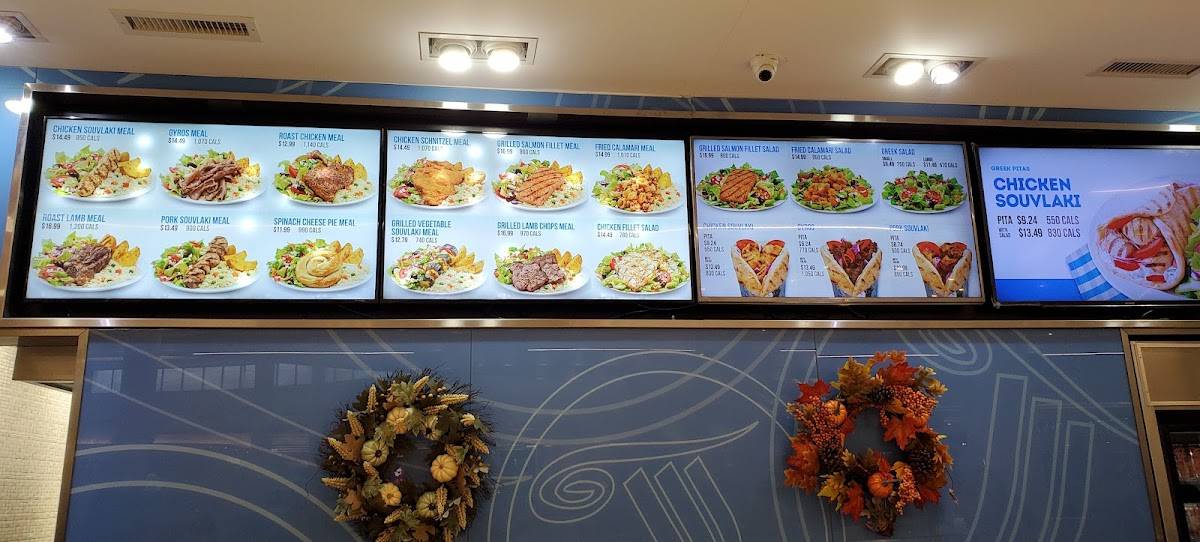 Menu at Jimmy The Greek restaurant, Oshawa, Oshawa Centre