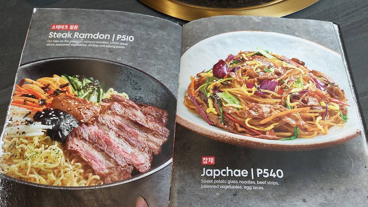 Menu at Jin Joo Korean Grill - Bonifacio High Street restaurant, Taguig
