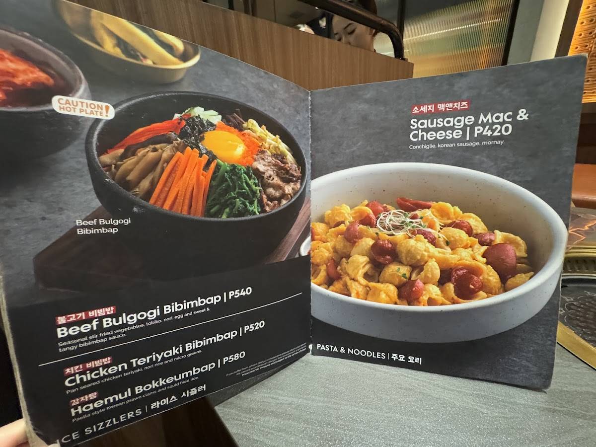Menu at Jin Joo Korean Grill - Bonifacio High Street restaurant, Taguig