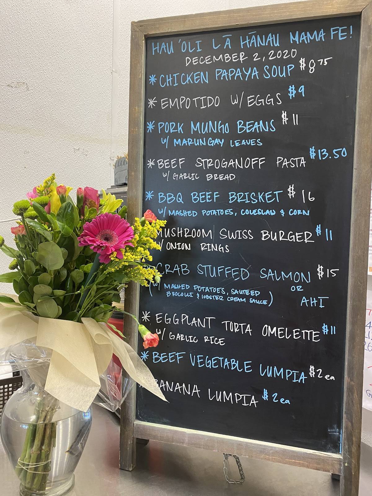 Menu at Joe's Grill Express restaurant, Honolulu, N Nimitz Hwy #109