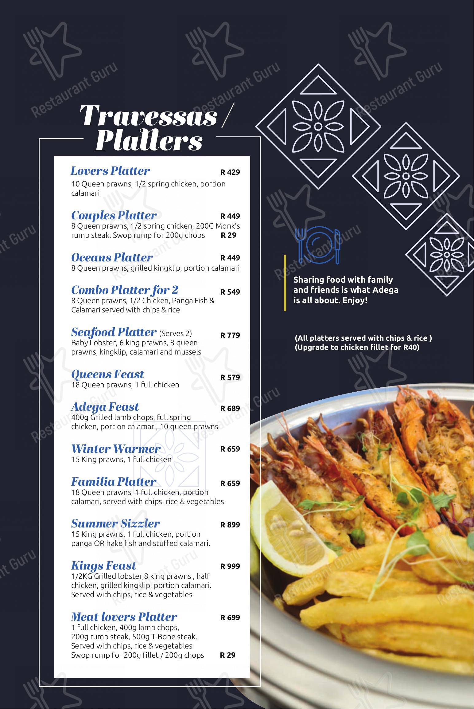 Menu at ADEGA EXPRESS SANDTON CITY restaurant, Sandton, 116 Sandton Dr