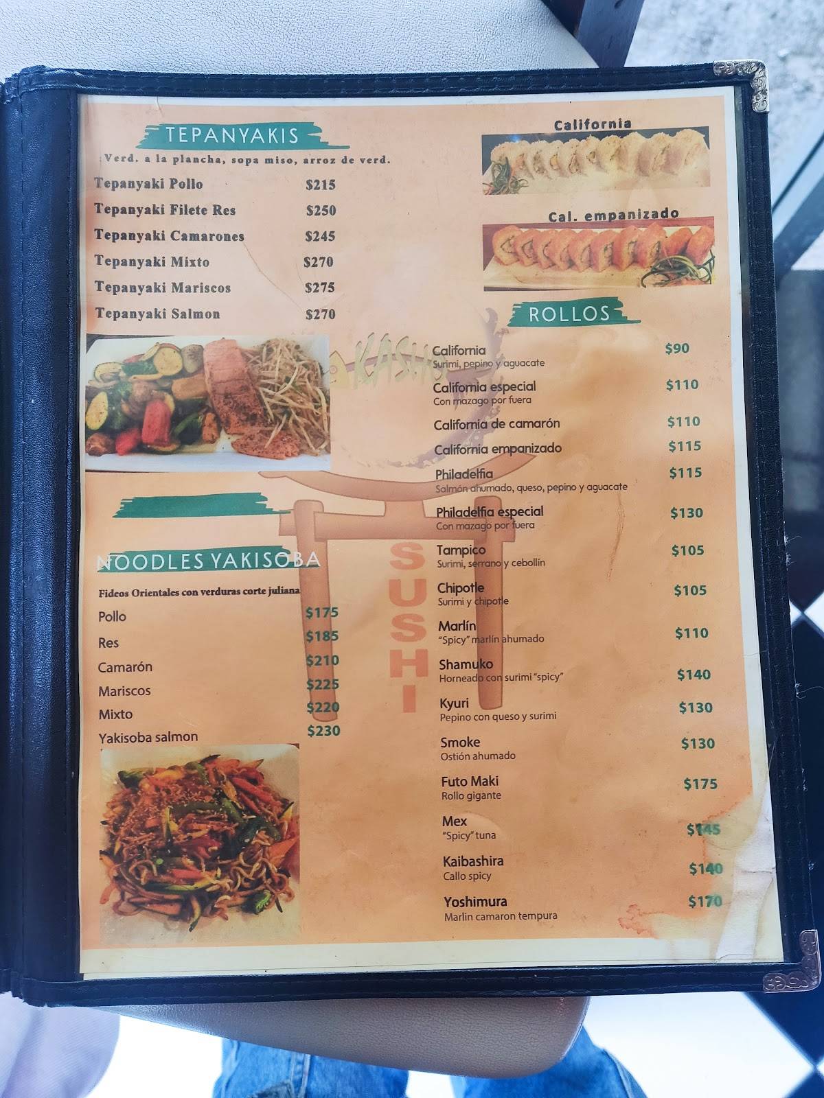 Menu at KASHO OTAY Sushi & Grill restaurant, Tijuana, Calzada del ...