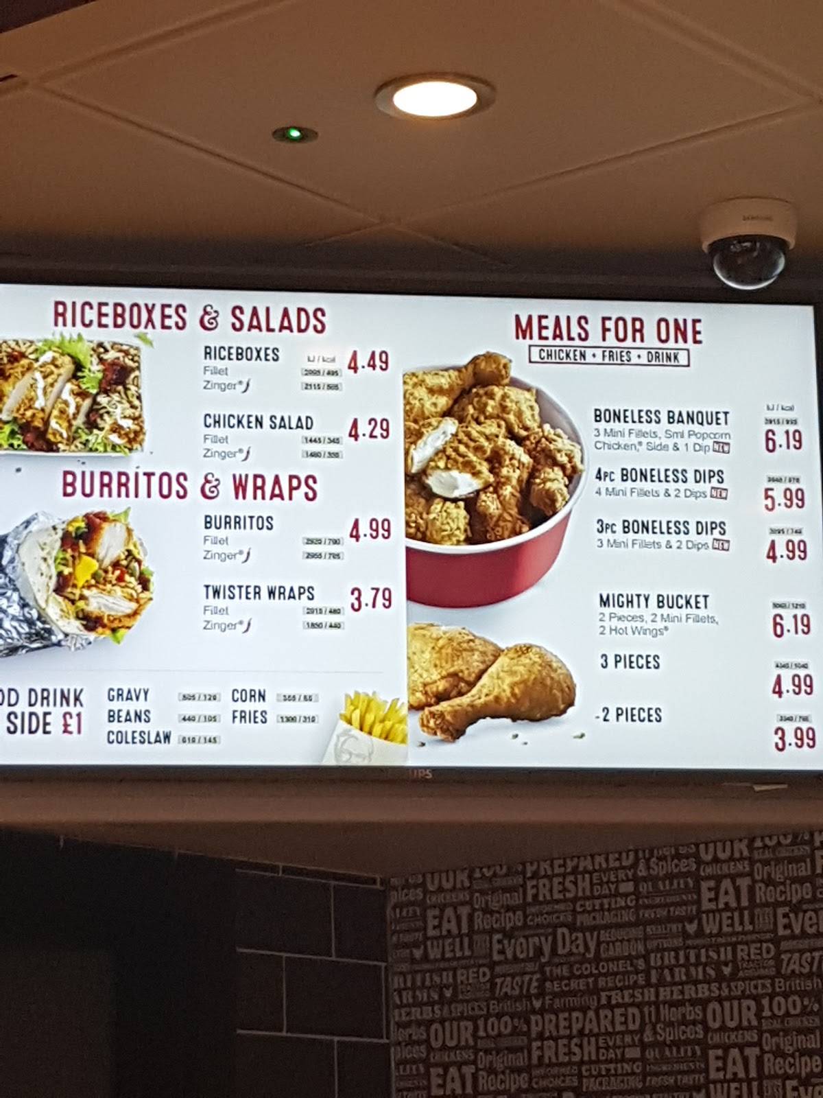 Menu at KFC Cumbernauld - South Muirhead Road fast food, Glasgow, S ...