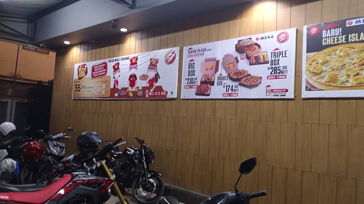 Menu at KFC cafe, Sorong, Jalan BASUKI RAHMAT NO. 1 KM. 8.5