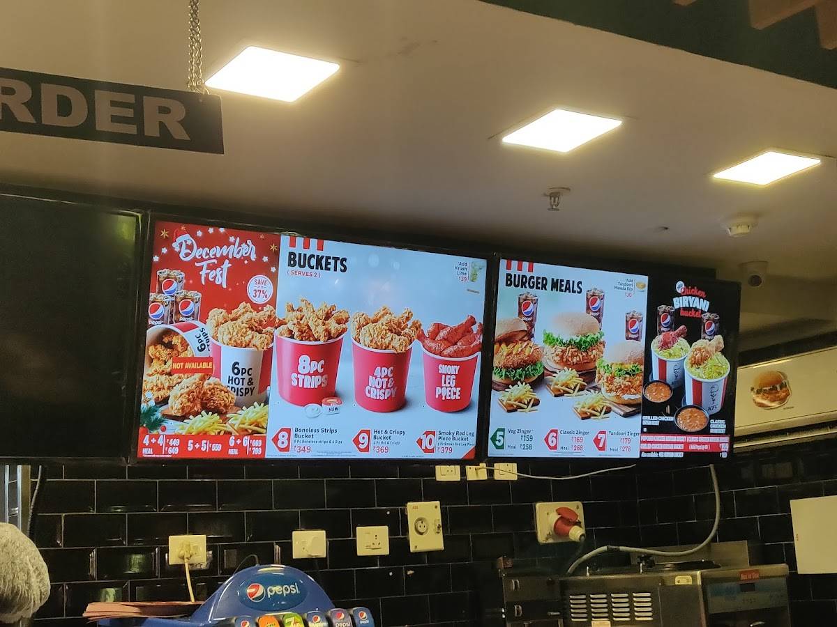 Menu at KFC, Thiruvalla, No 10 & 11
