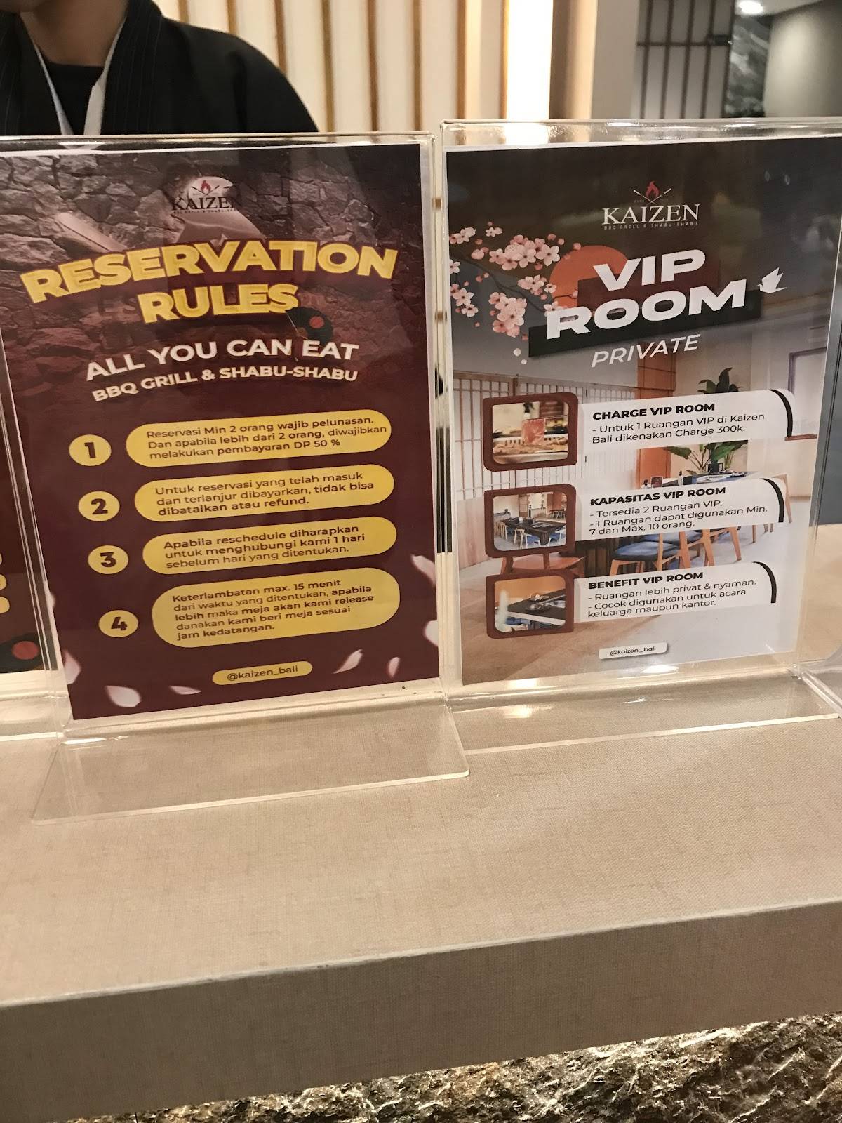 Menu at Kaizen All You Can Eat BBQ Grill & Shabu shabu Bali, Mengwi