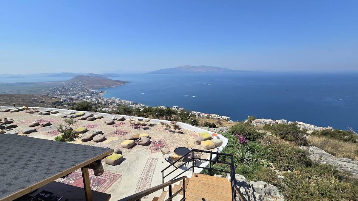 Menu at Kalaja e Lëkurësit restaurant, Sarandë
