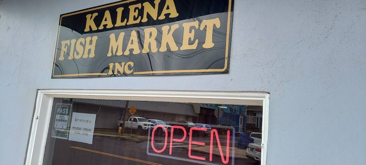 Menu at Kalena Fish Market restaurant, Lihue