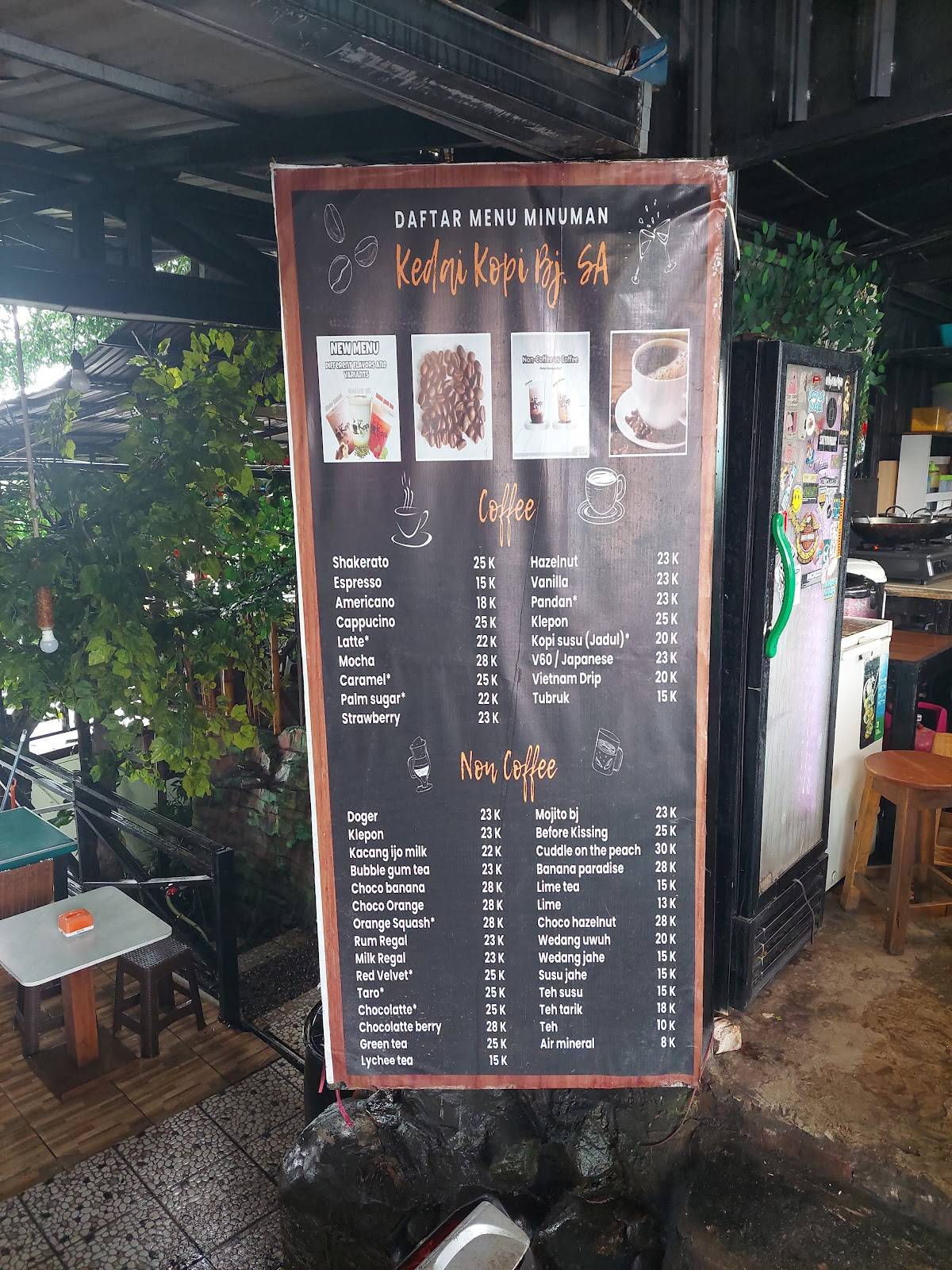 Menu at Kedai kopi bj, Balikpapan