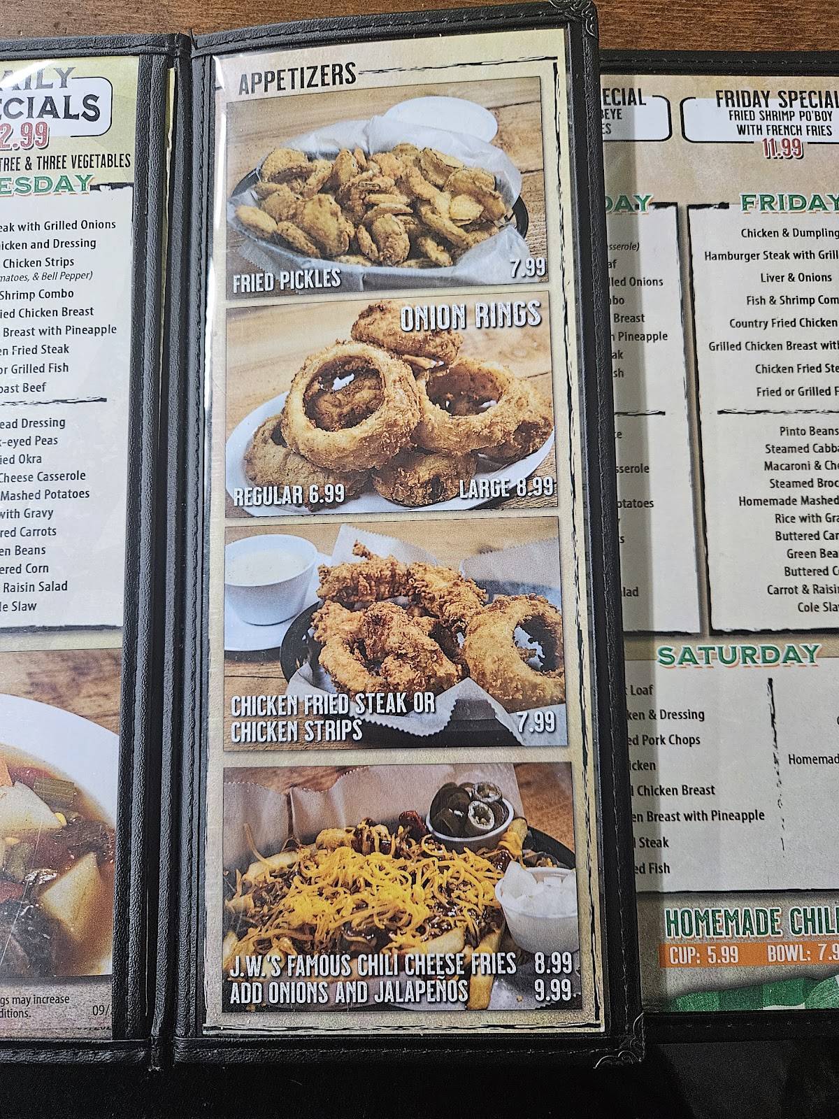 Menu at Kelley's Country Cookin’ restaurant, Houston, Park Pl Blvd