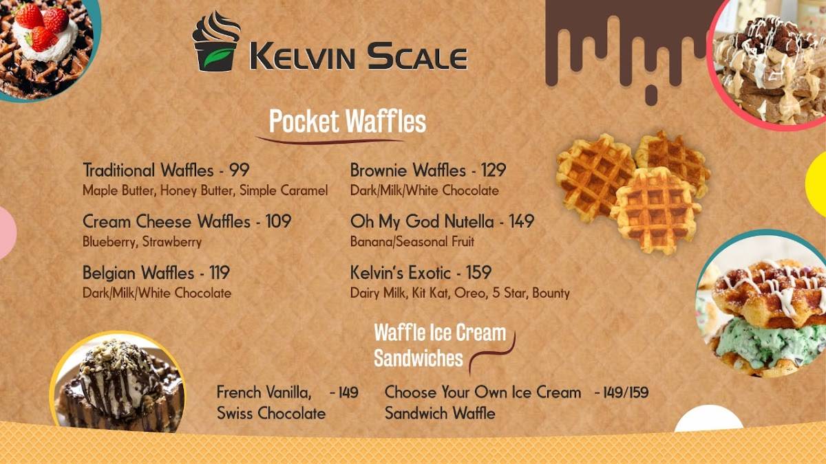 Menu at Kelvin Scale Creamery, Kadapa