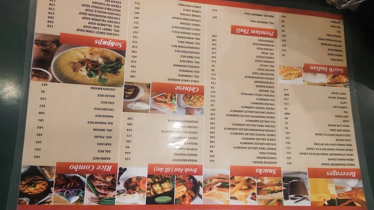 Menu at Cheetal Grand, Khatauli, Khatauli Bypass