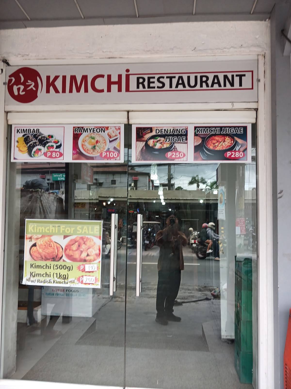Menu at Kimchi Korean Restaurant, Angeles