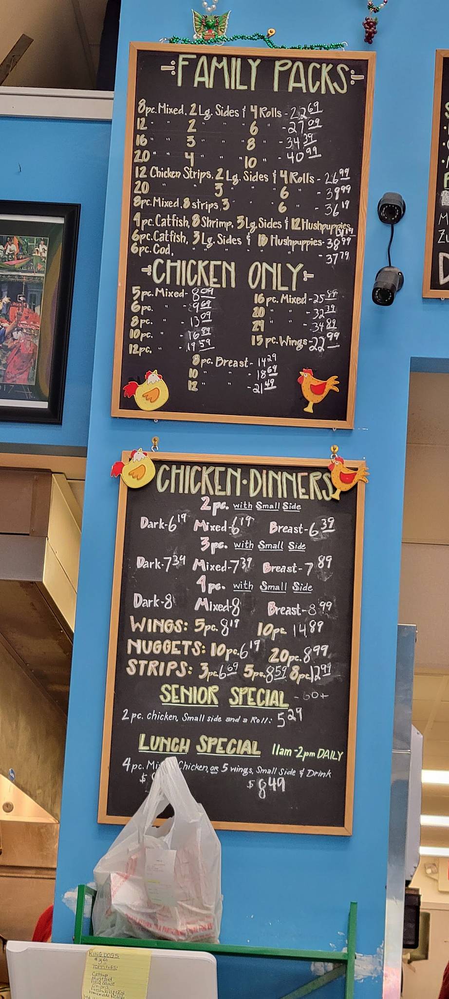 Menu at King Edwards restaurant, Crestwood