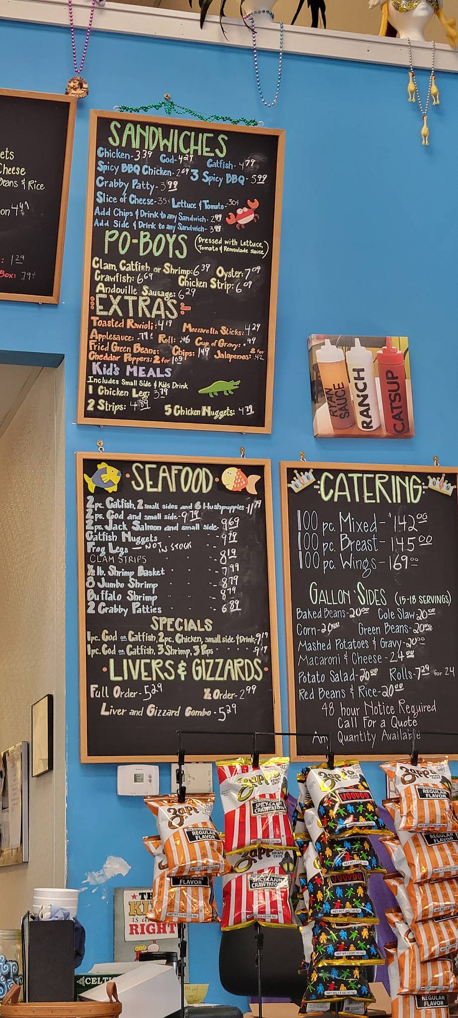 Menu at King Edwards restaurant, Crestwood