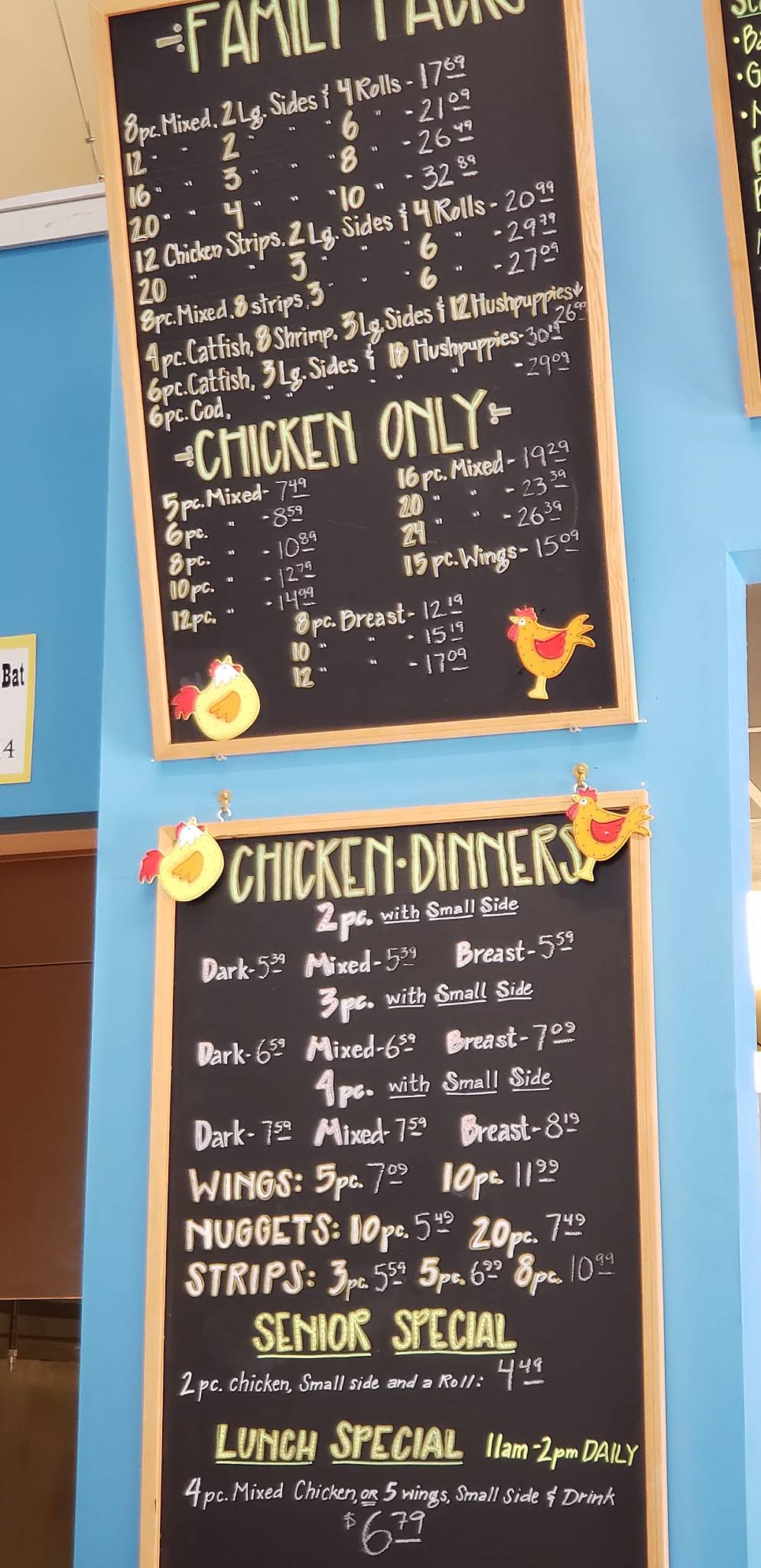 Menu at King Edwards restaurant, Crestwood