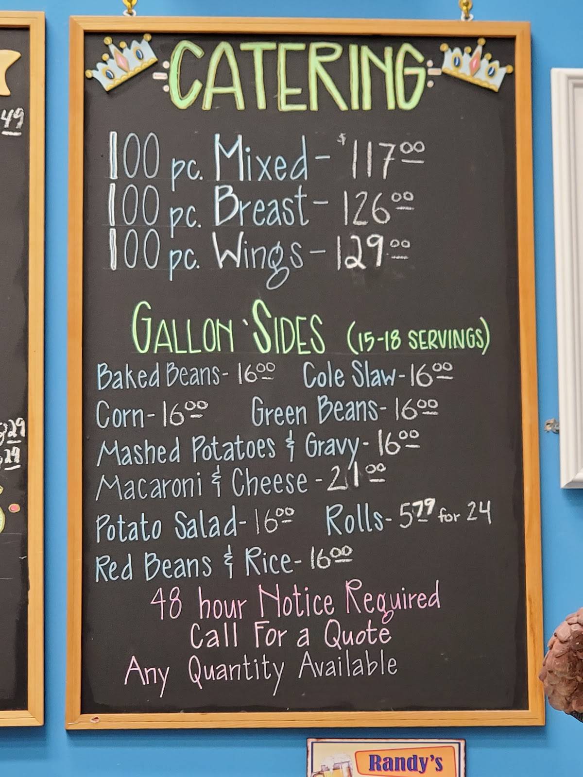 Menu at King Edwards restaurant, Crestwood
