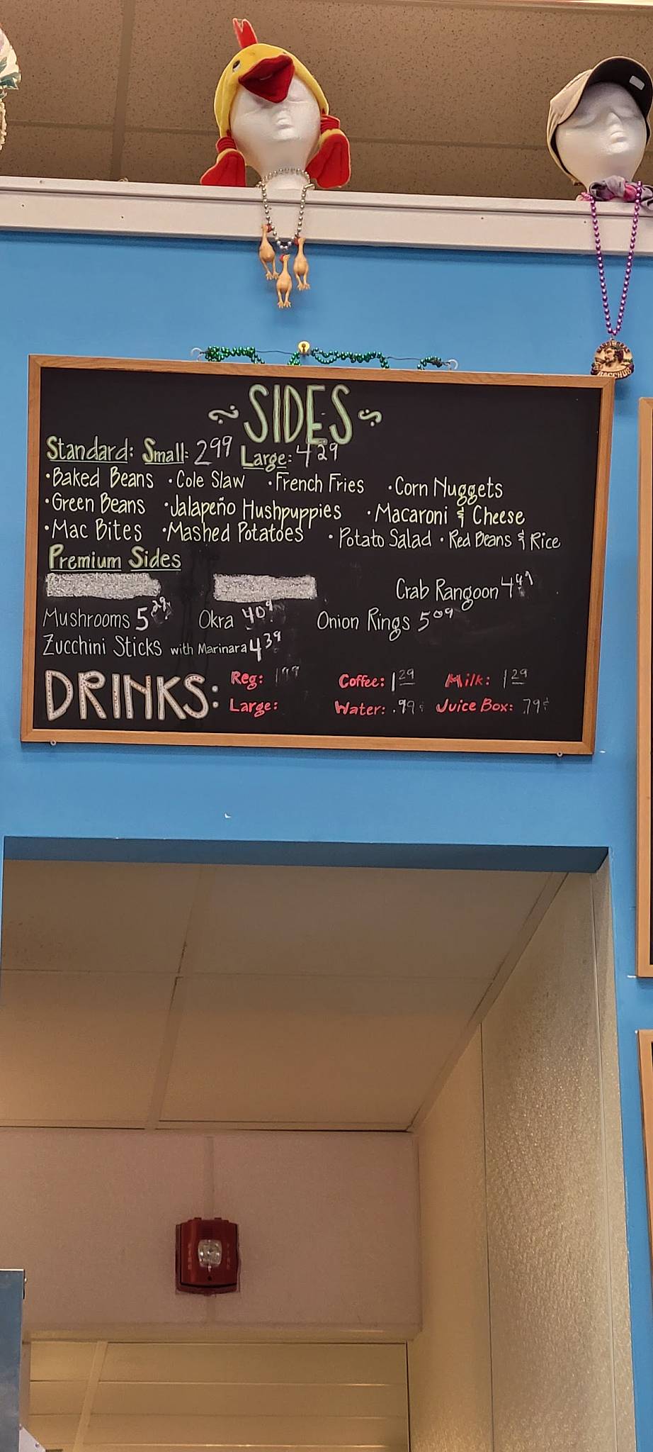 Menu at King Edwards restaurant, Crestwood
