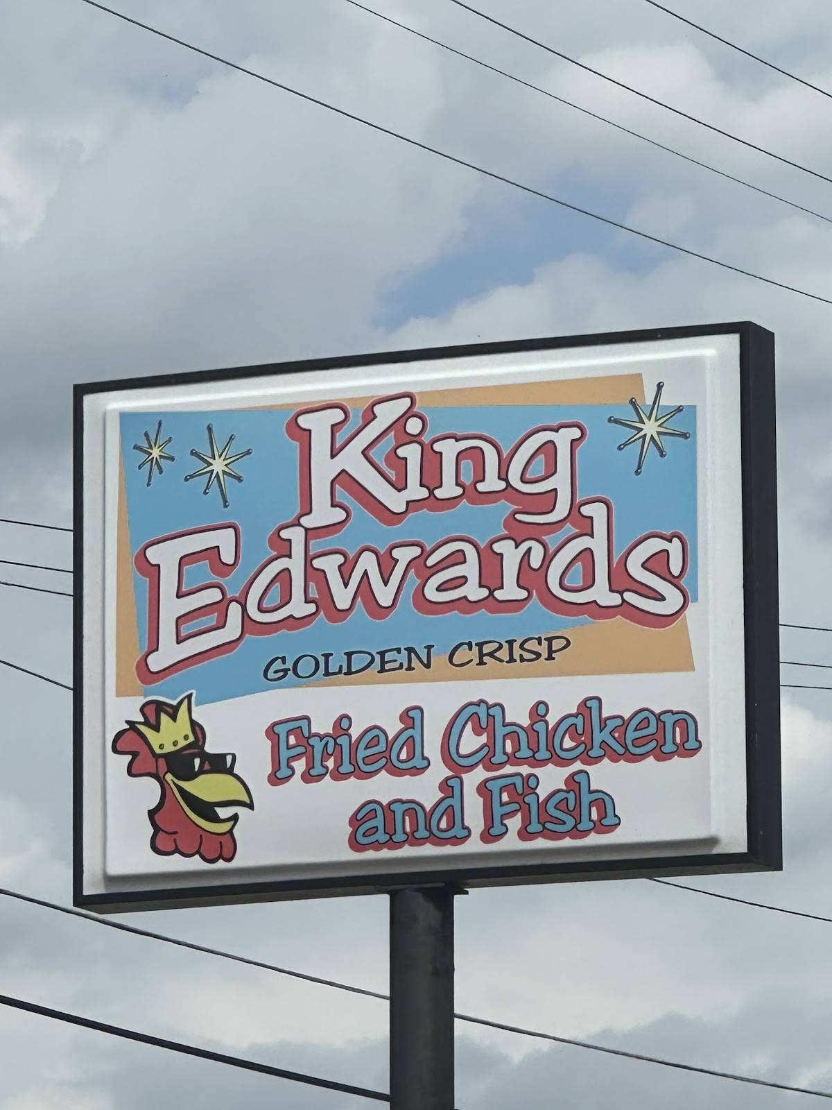 Menu at King Edwards restaurant, Crestwood