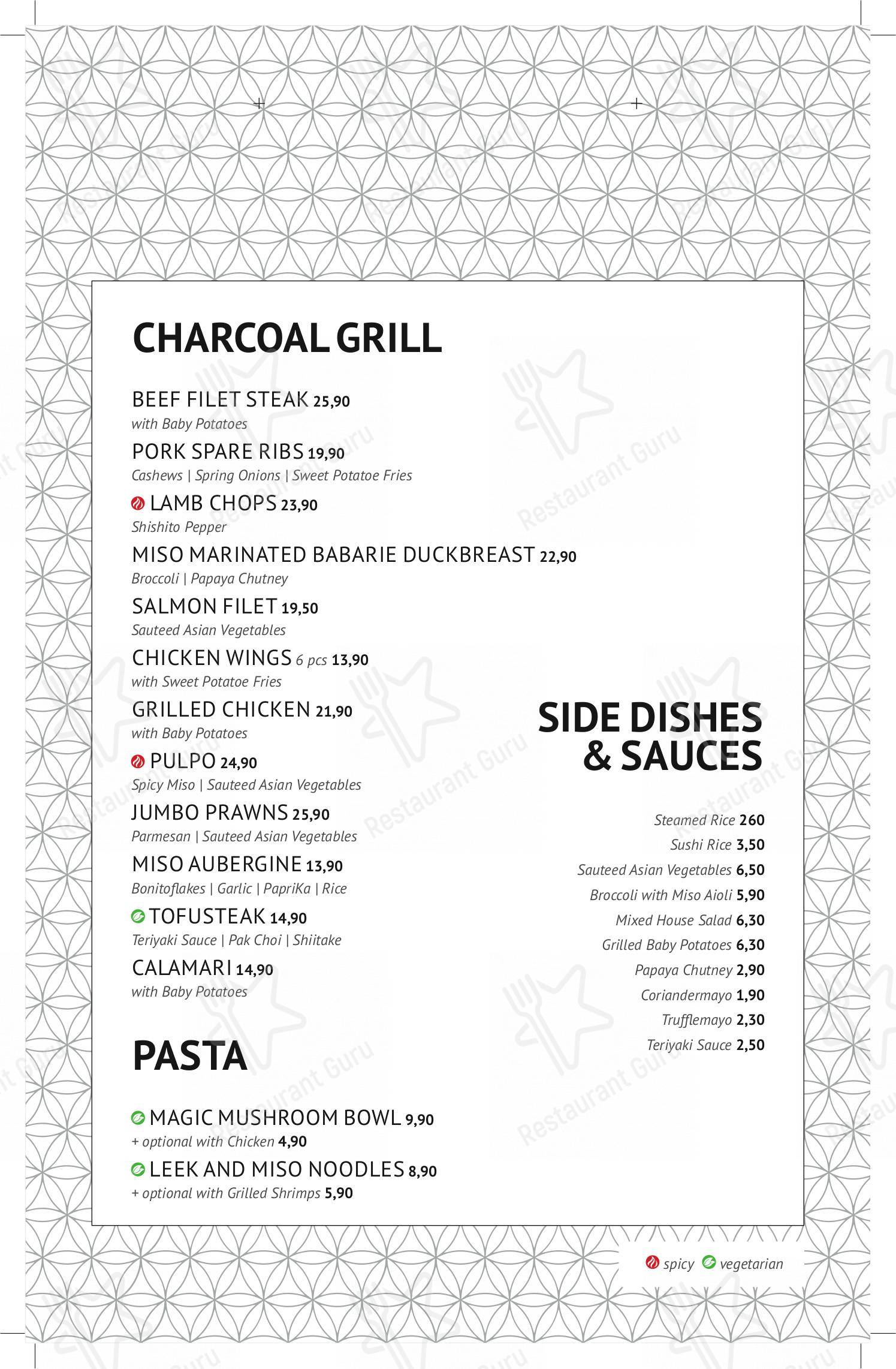 Speisekarte von KitchA - Sushi Taco & Grill restaurant, Wien