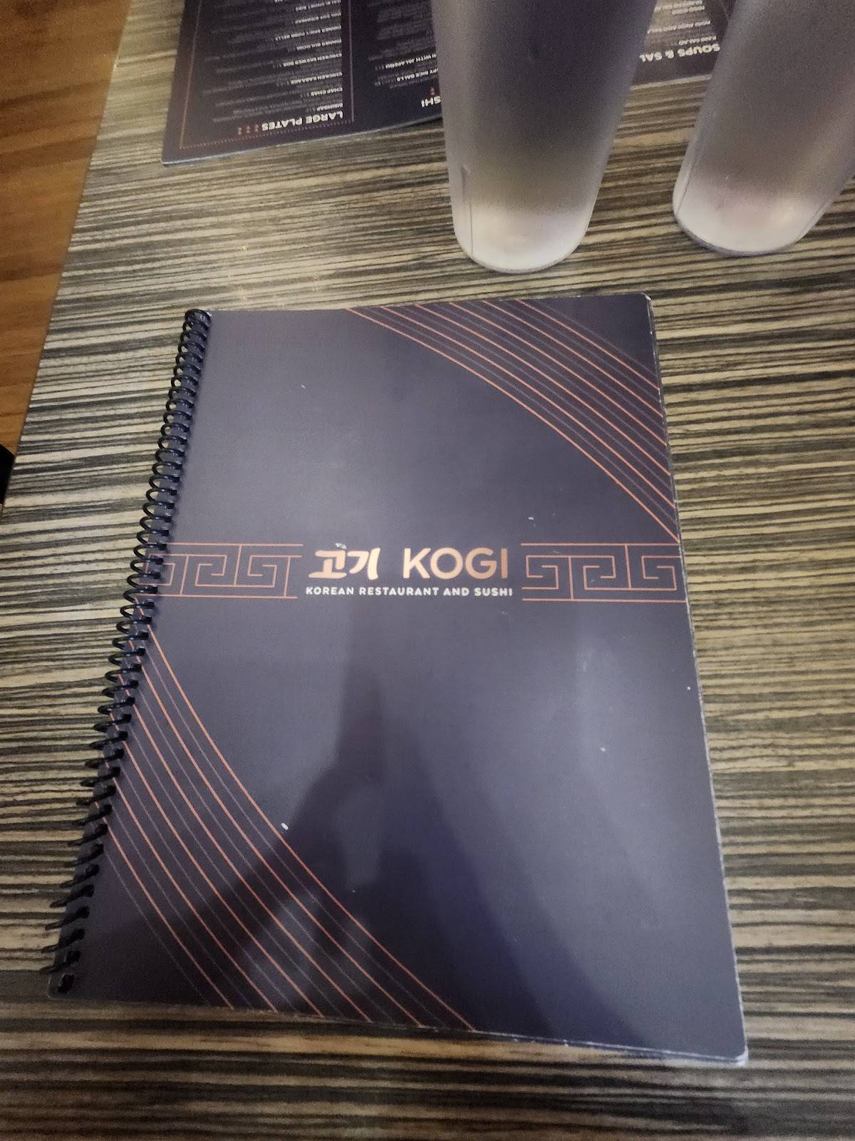 Menu at Kogi Bar & Grill, Plymouth