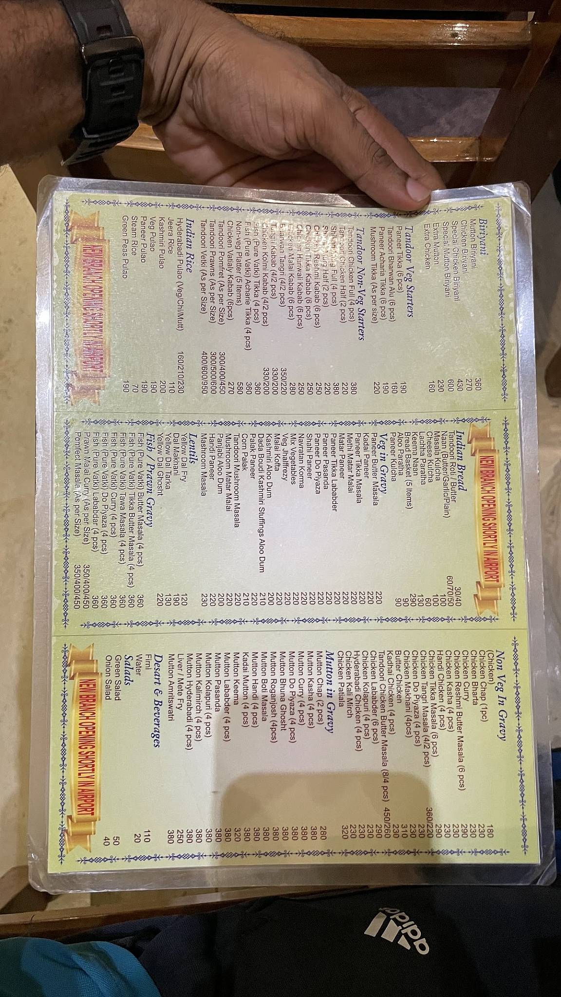 Menu at Dada Boudi Restaurant, Barrackpore, 12