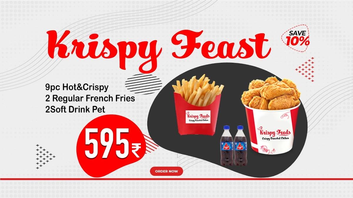 Menu at Krispy Foods, Byatarayanapura CMC and OG Part