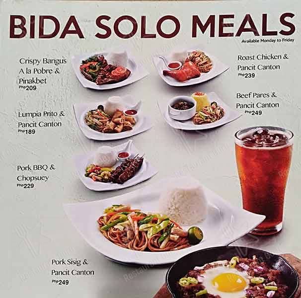 Menu at Kuya J Restaurant - SM City Sucat, Parañaque, Unit 142 – 144 ...