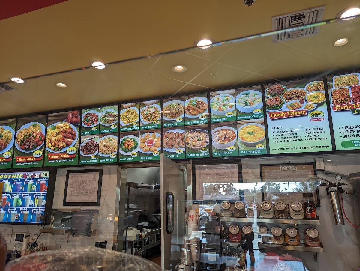 Menu at L.A. Express Chinese Food restaurant, Pomona