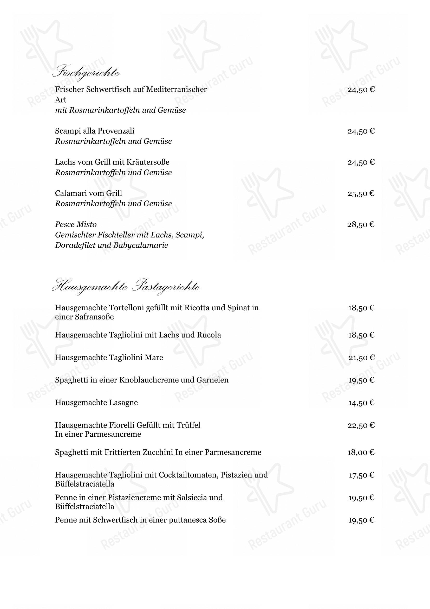 Speisekarte von L Arte della Pasta Ristorante Da Lorenzo restaurant ...