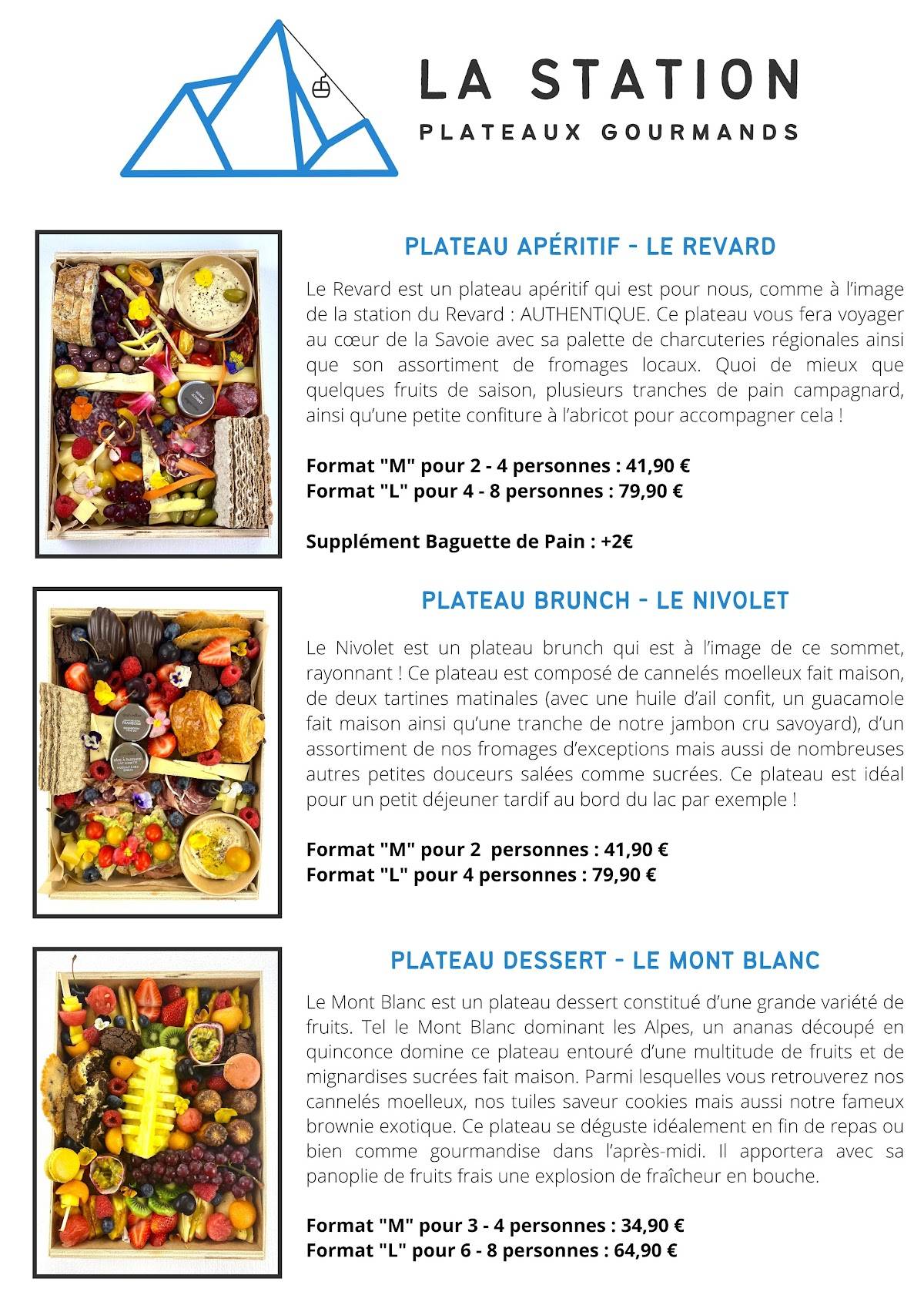 Menu au LA STATION restaurant, Aix-les-Bains