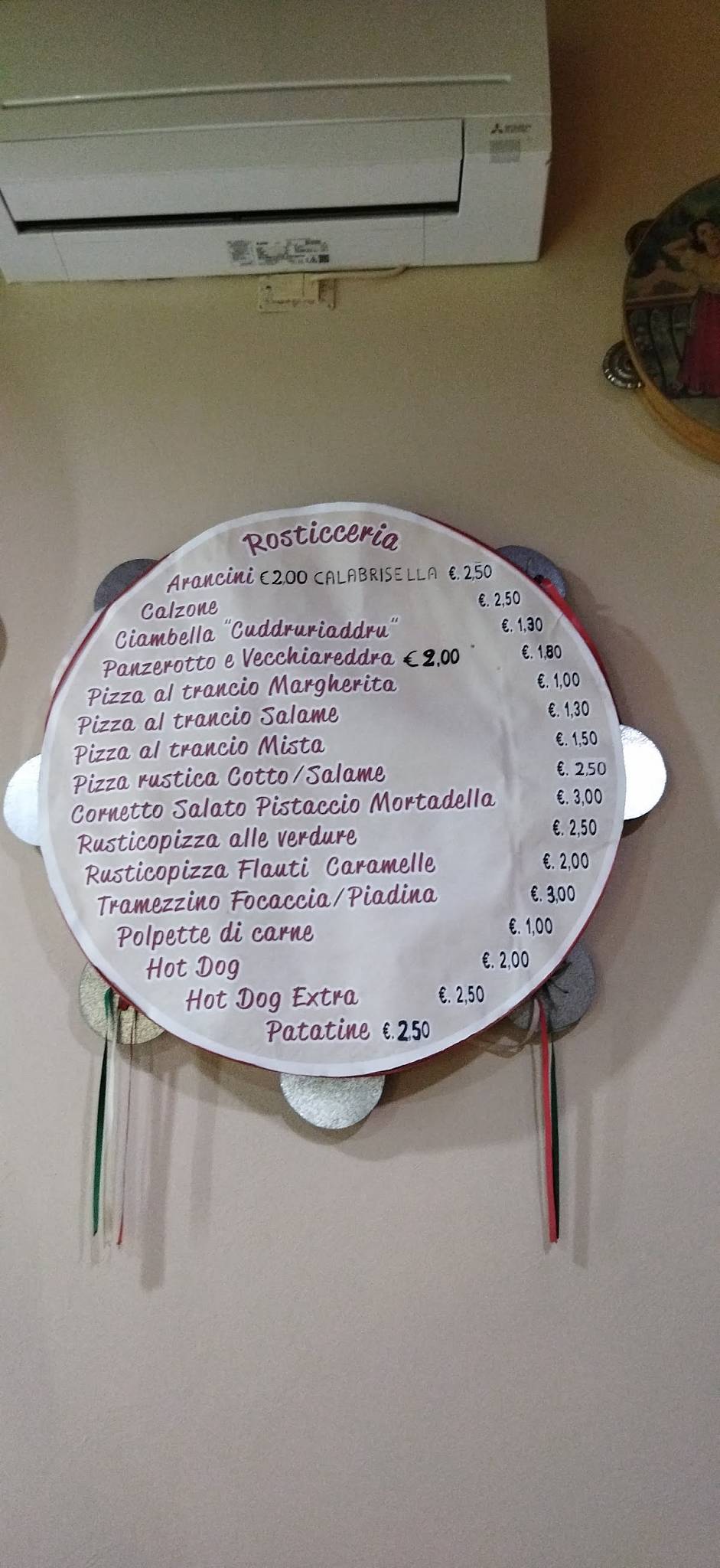 Menu da La Calabrisella ristorante, Cosenza