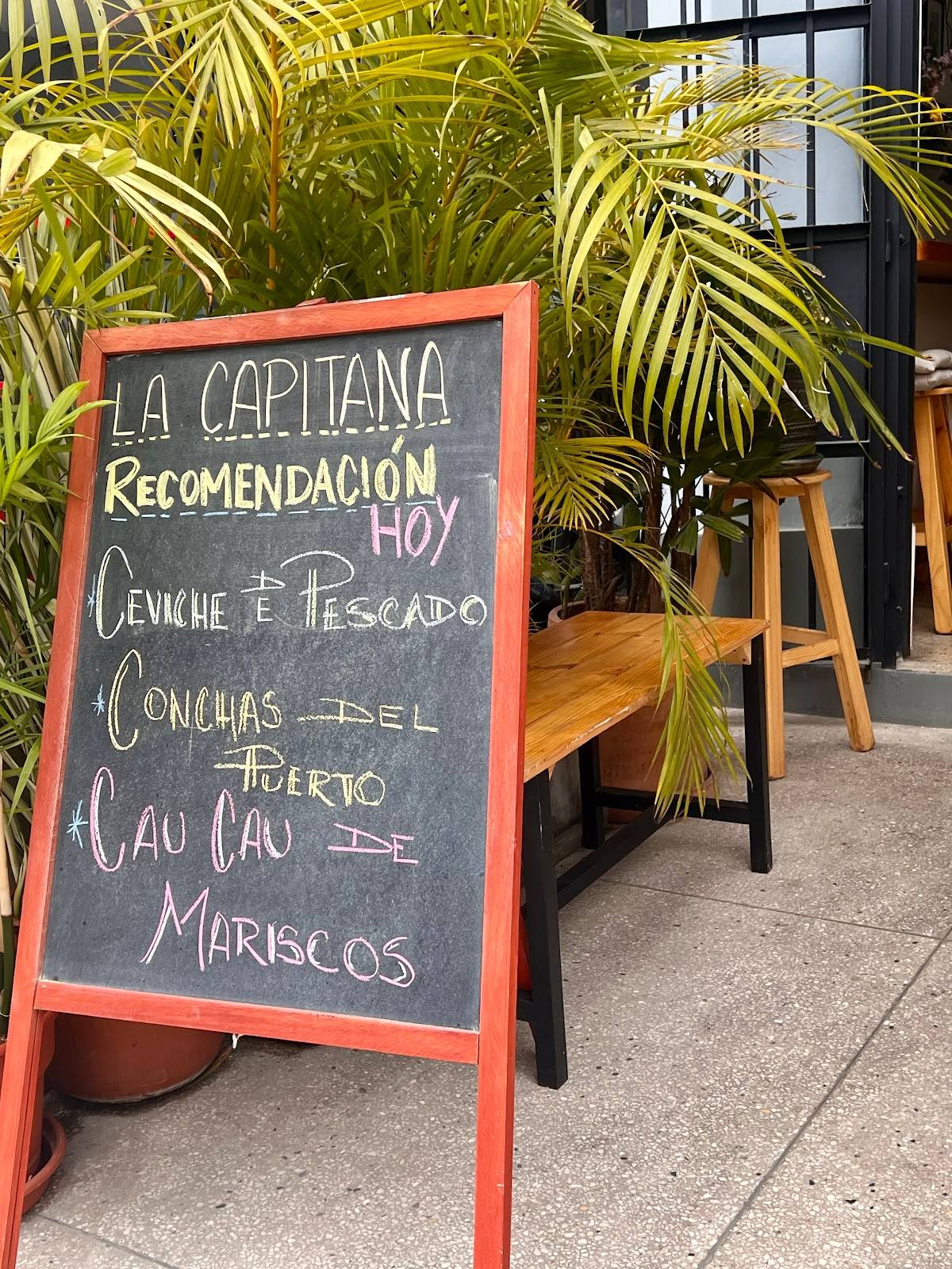 Carta del restaurante La Capitana, Surquillo, Sta. Rosa 545