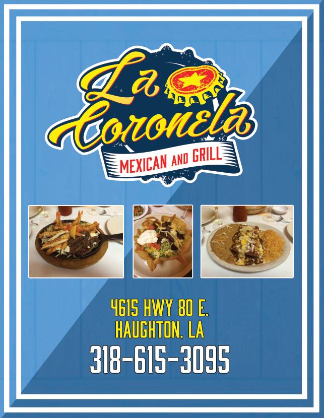 Carta del restaurante La Coronela Mexican Grill, Haughton