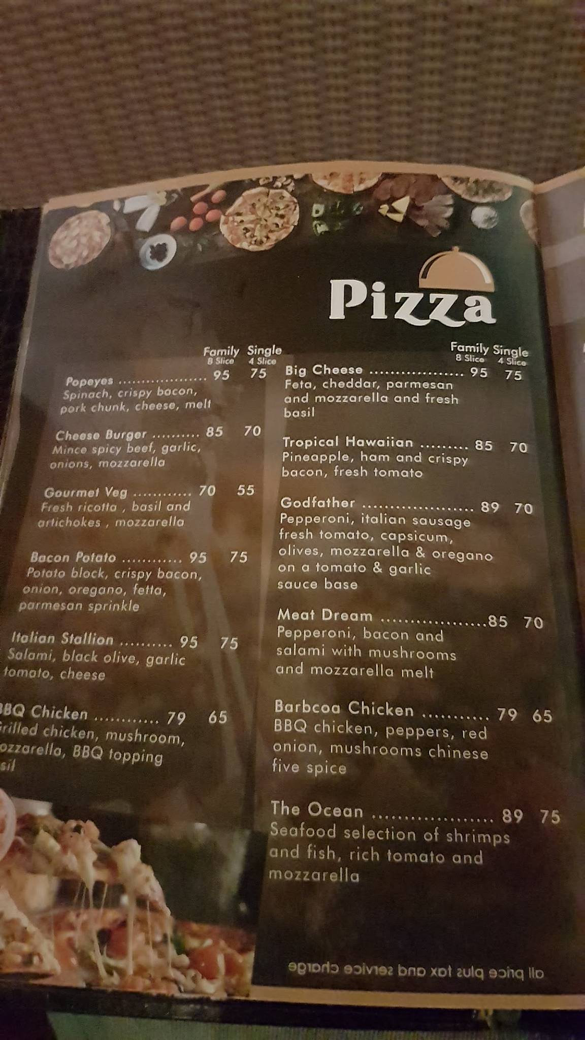 Menu at La Costa Beach Lounge restaurant, Buleleng