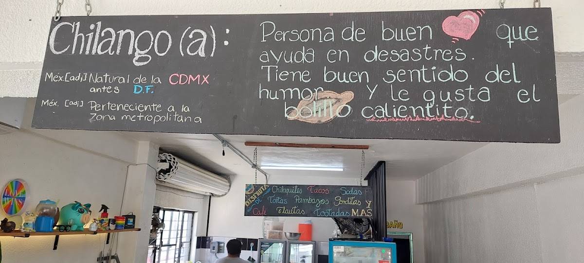 Carta del restaurante La Meche Esquina Chilanga, Mazatlán