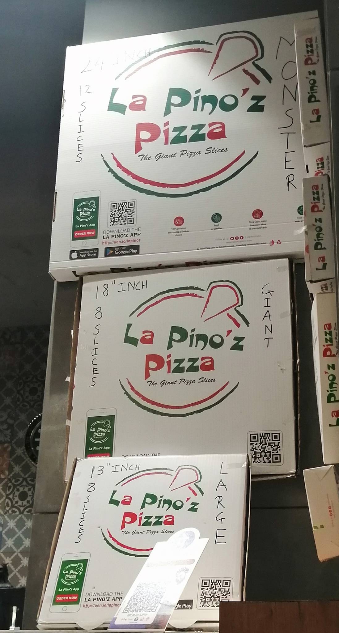 Menu at La Pinoz Pizza BaBen, Bardoli