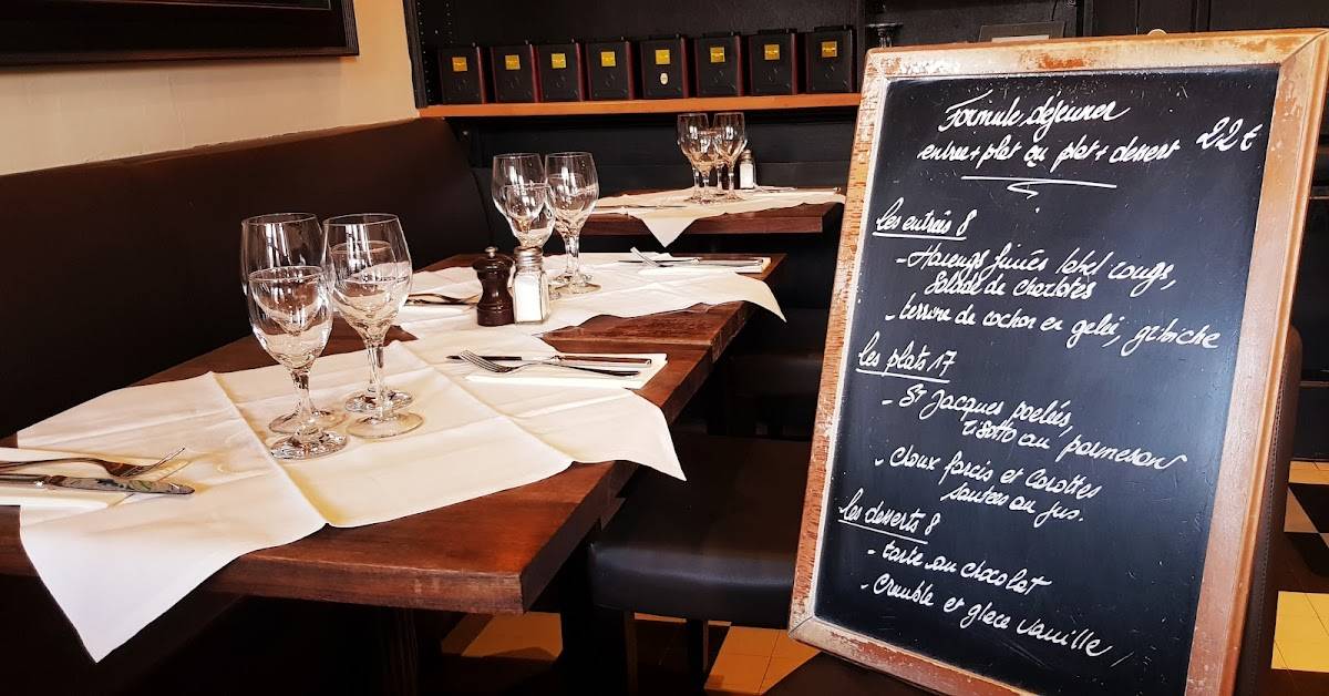 Menu at La Place Royale restaurant, Paris, 2 Bis Pl. des Vosges