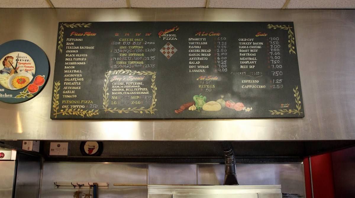 Menu at Red Devil Pizza pizzeria, La Verne