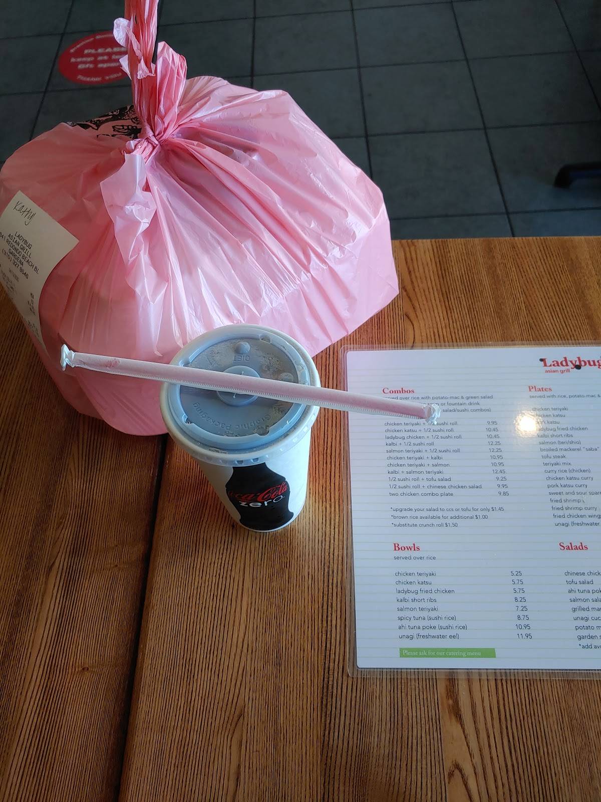 Menu at Ladybug Café restaurant, Gardena, S Western Ave