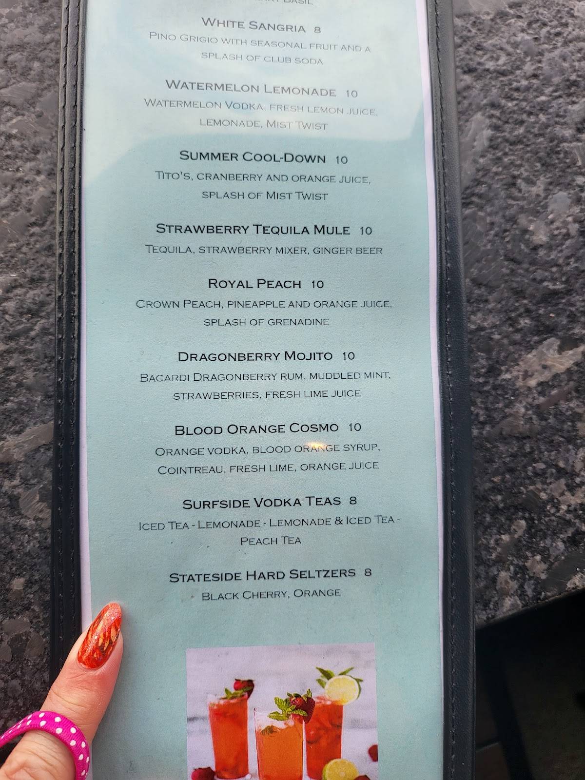 Menu at Lake House Restaurant, Vineland