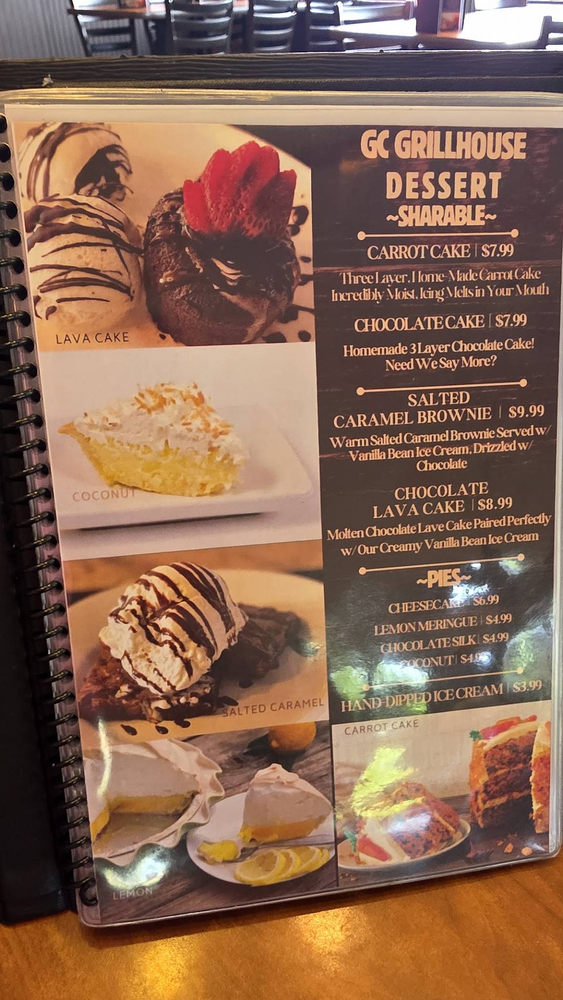 Menu at GC Grill House by Golden Corral restaurant, Lake Placid