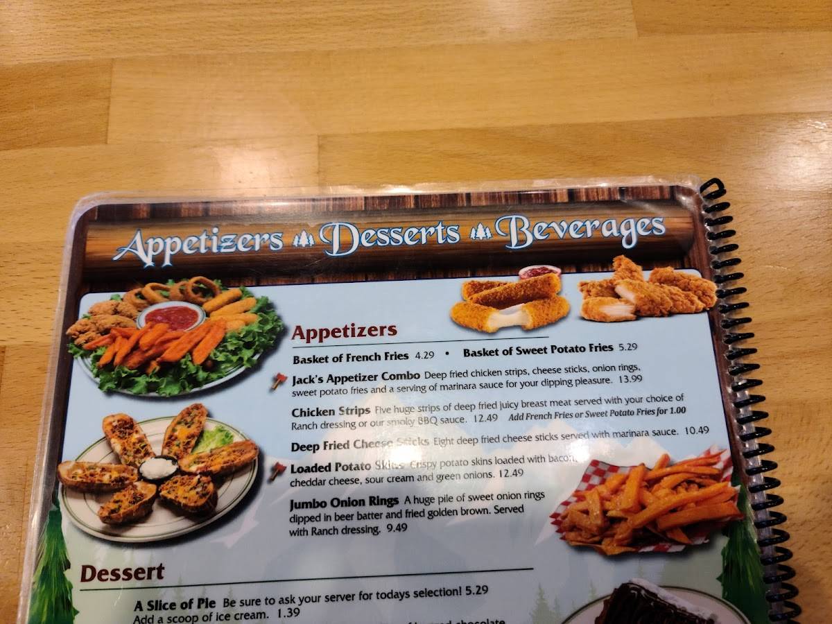 Menu at Lumberjacks Restaurant - North Las Vegas, North Las Vegas